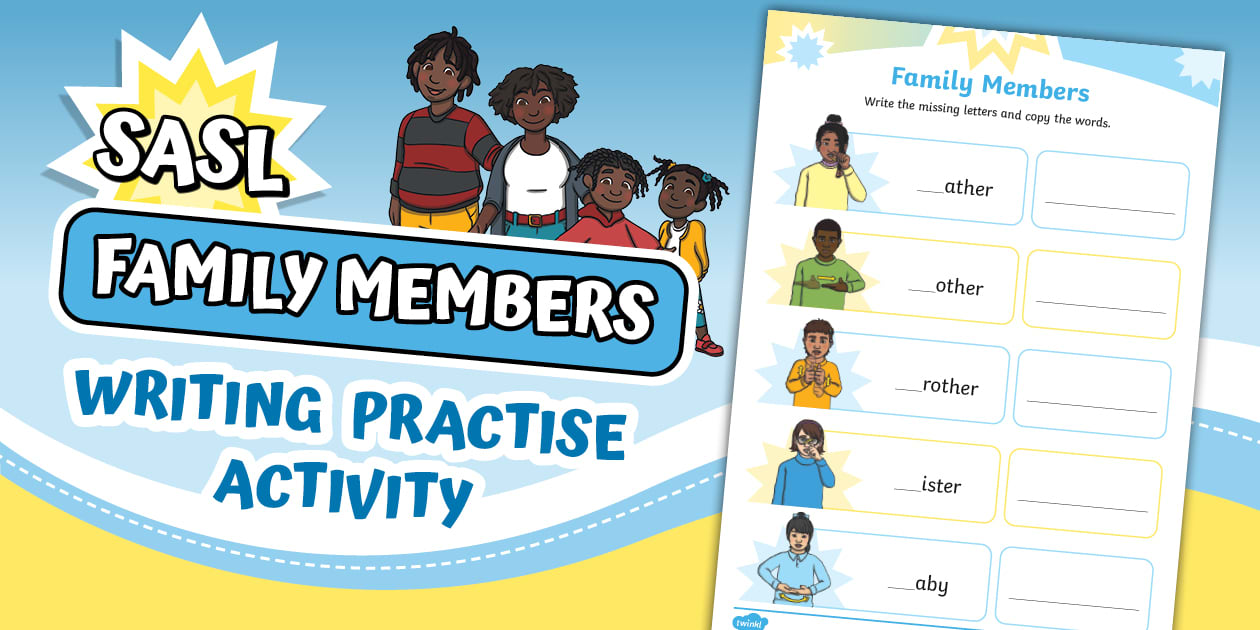 FP - SASL - Family Members - Activity sheet (CAPS Aligned)