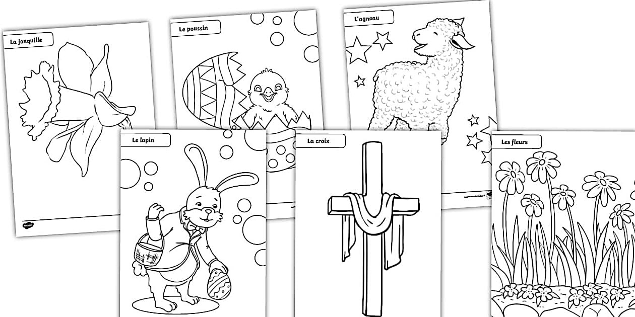 Coloriage Pâques | Cycle 1 - Twinkl