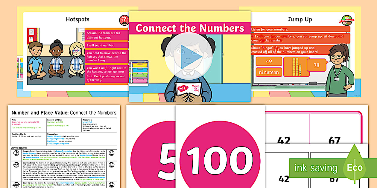 FREE! - 👉 Active Maths Lesson - PE and Maths Lesson KS1 - Twinkl Move