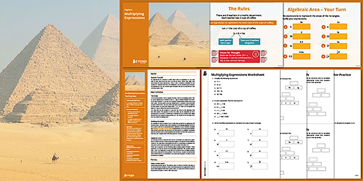 An Introduction to Algebra Lesson 2: Multiplying Expressions