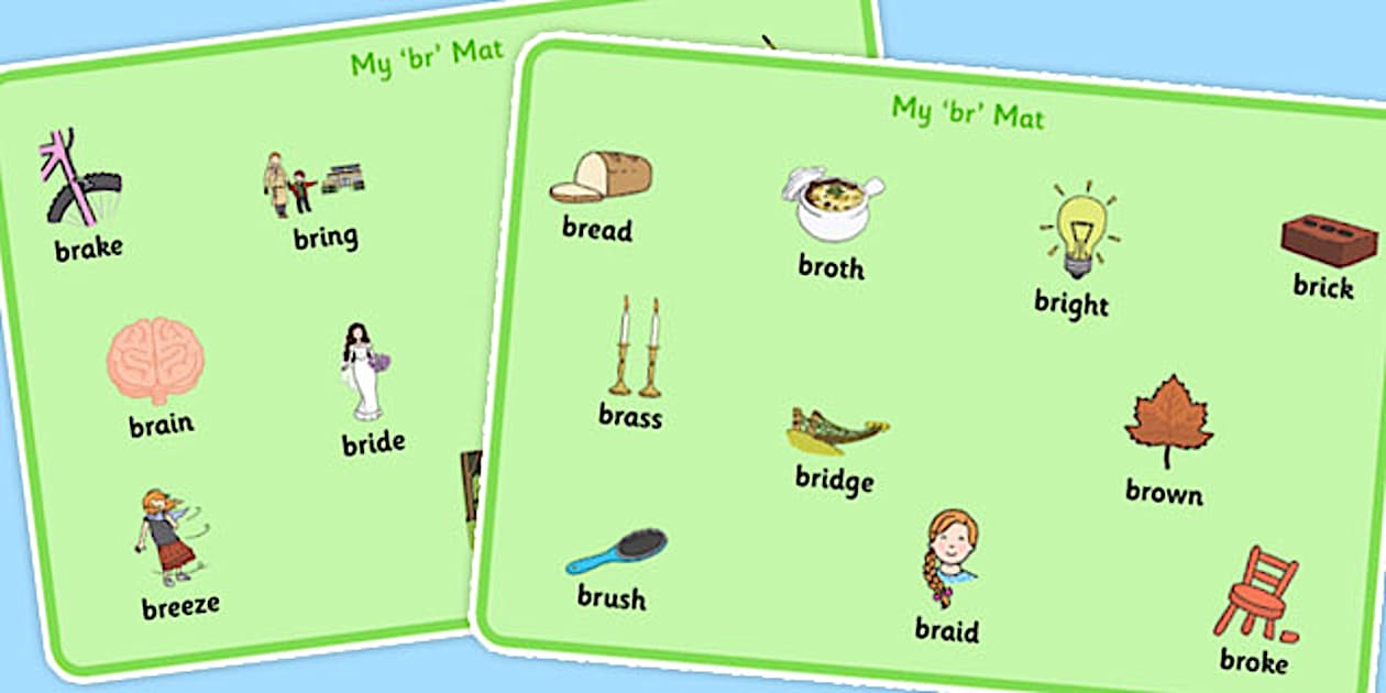 BR Word Mats (teacher made) - Twinkl