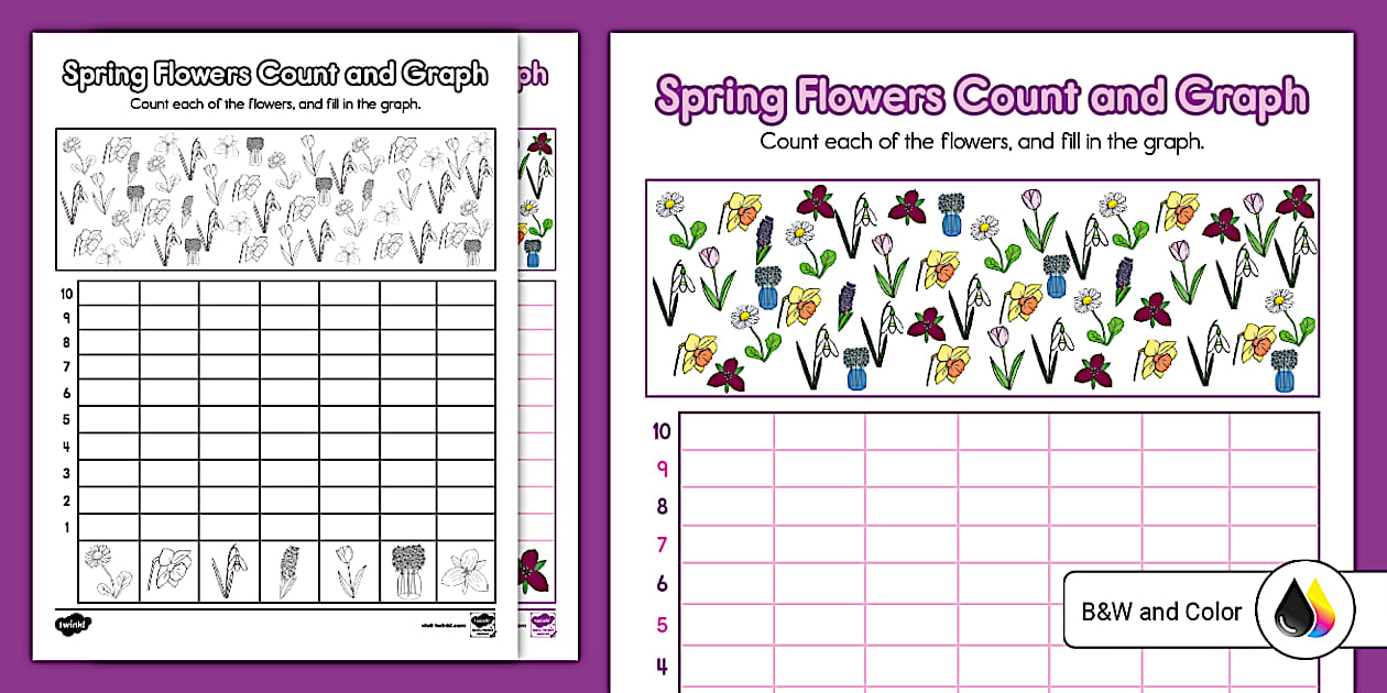 Graphing Spring Flowers Activity | Resource | Twinkl USA