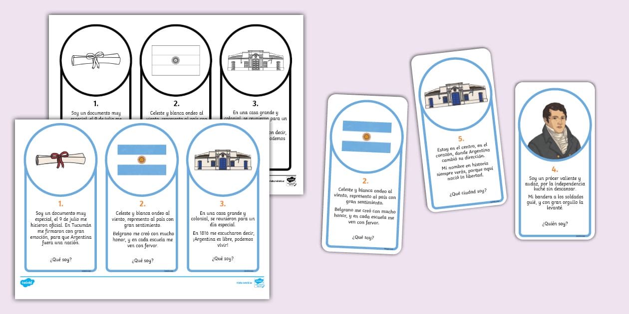 Adivinanzas: Día de la Independencia (Argentina) - Twinkl