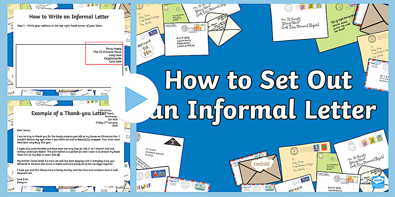 Informal Letter Writing Powerpoint (teacher made) - Twinkl