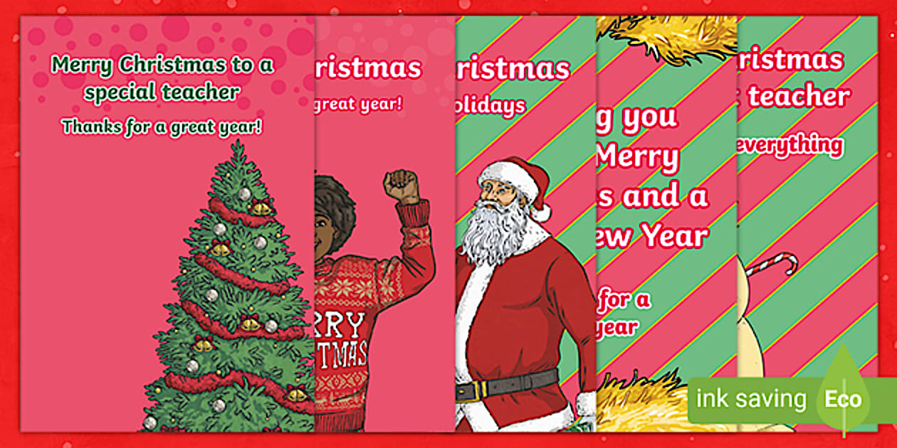 Christmas Cards for Teachers | Australian Primary Resources