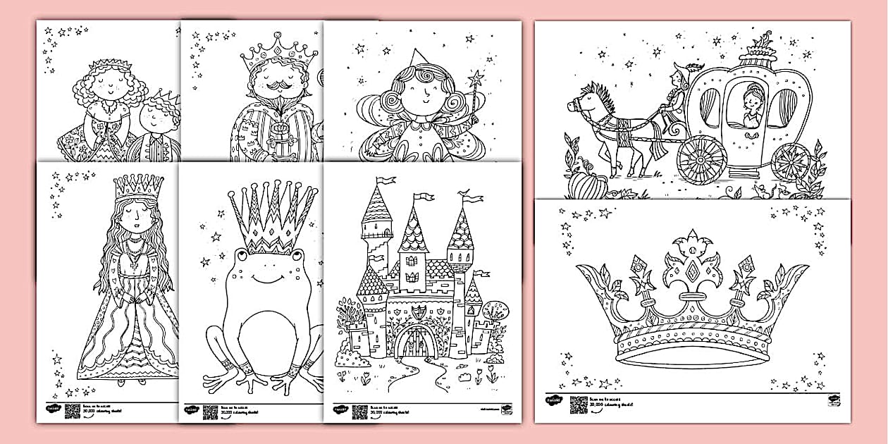 Fairy-Tale Colouring Sheets For Kids (teacher made) - Twinkl