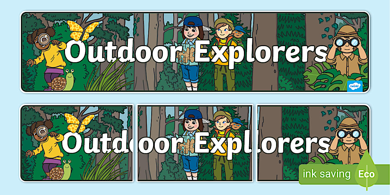 Outdoor Explorers Display Banner
