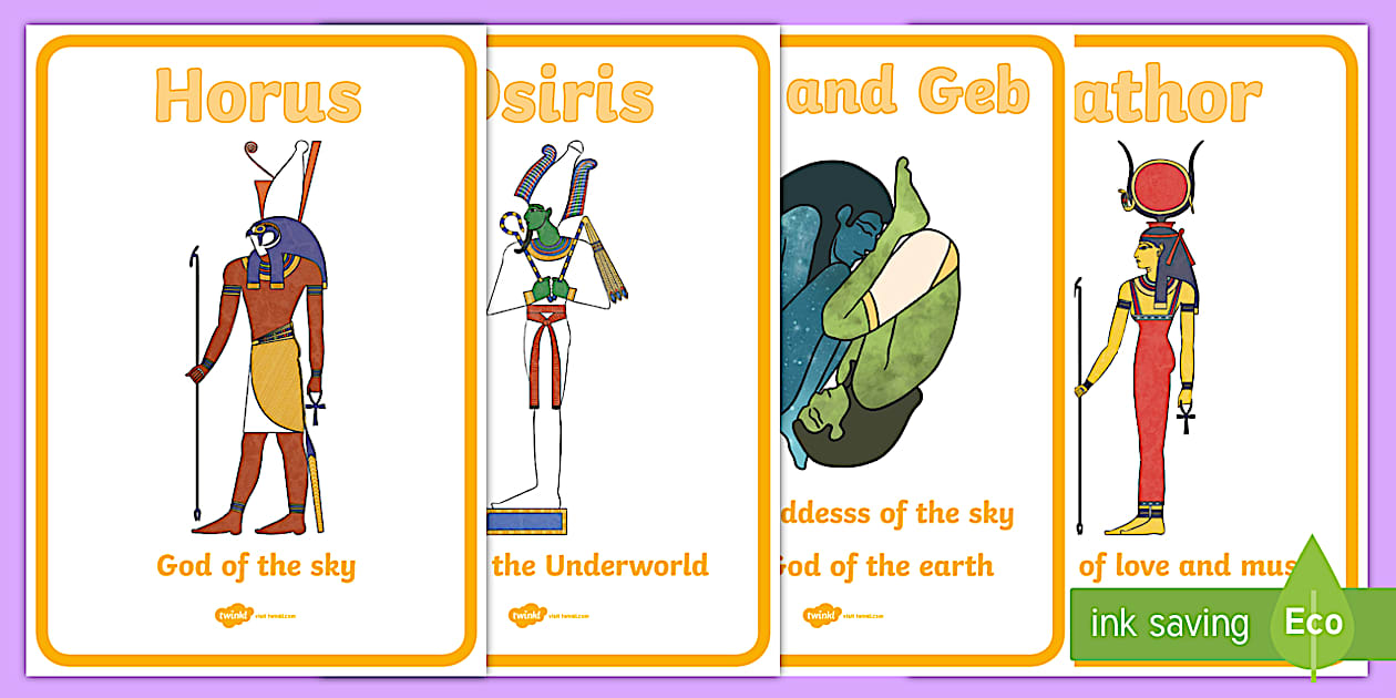 Ancient Egyptian Gods Pictures - Primary Resource - Twinkl