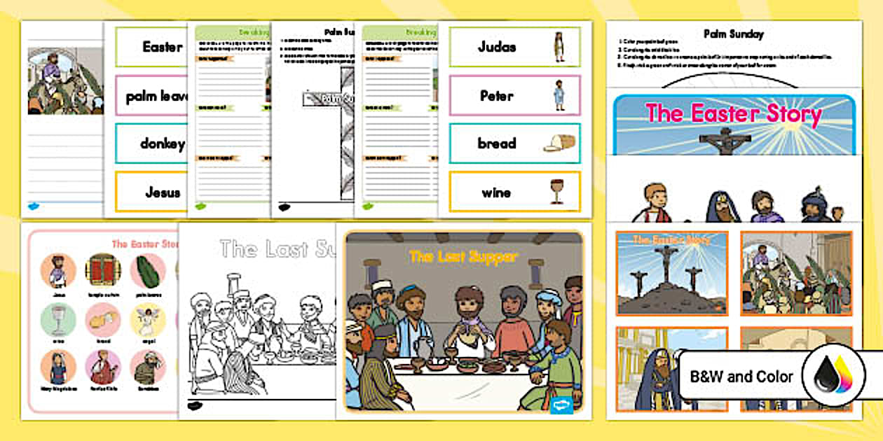 The Easter Story Activity Pack for Younger Children - Twinkl