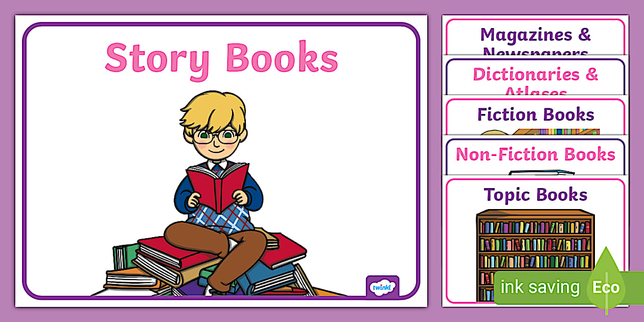 Editable Book Corner Labels (teacher made) - Twinkl