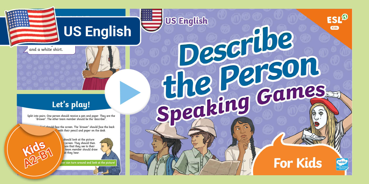 ESL Speaking Game {Kids} (teacher made) - Twinkl