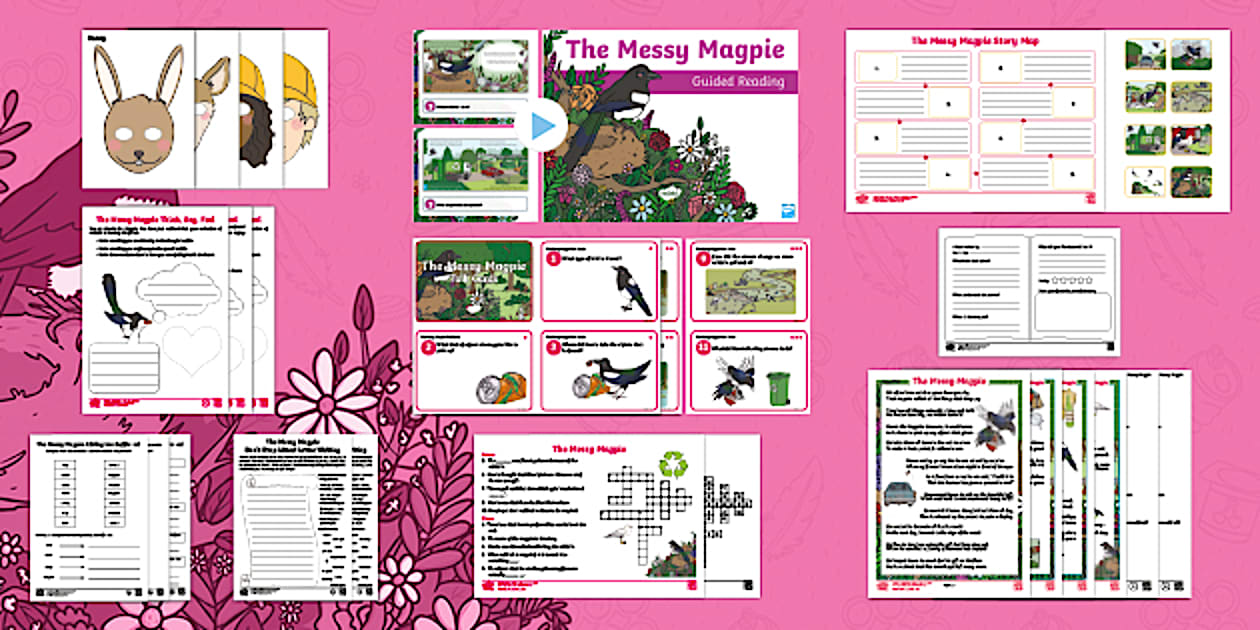 Recycling Story Guided Reading | The Messy Magpie - Twinkl