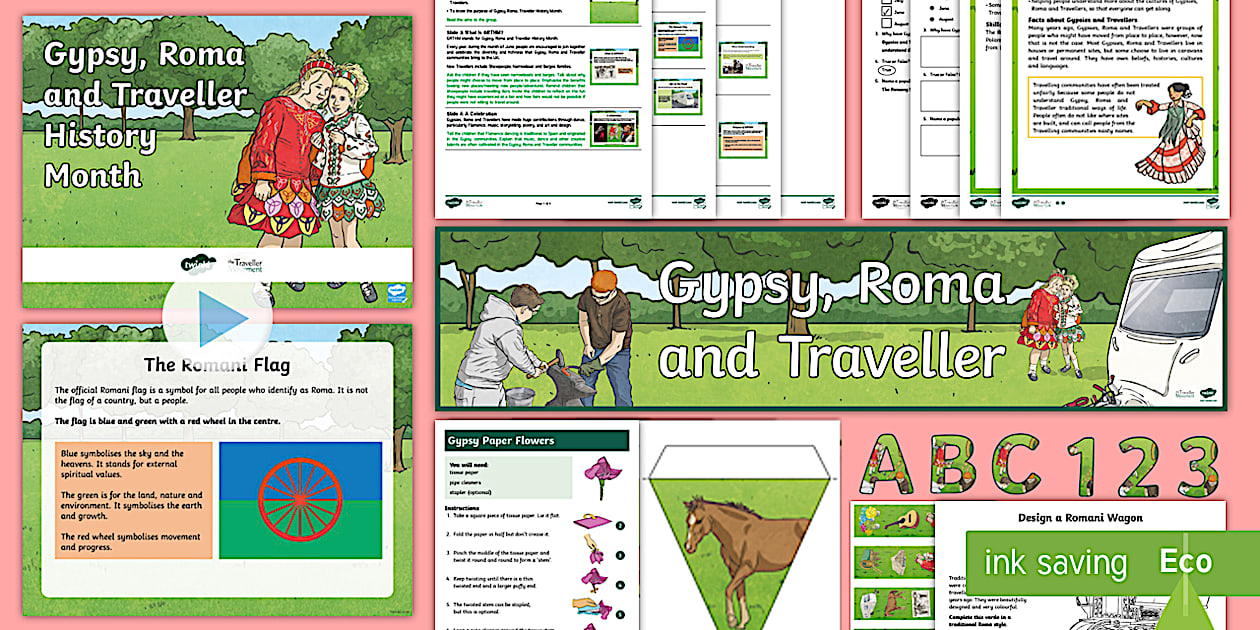 KS1 Gypsy, Roma and Traveller History Month Resource Pack