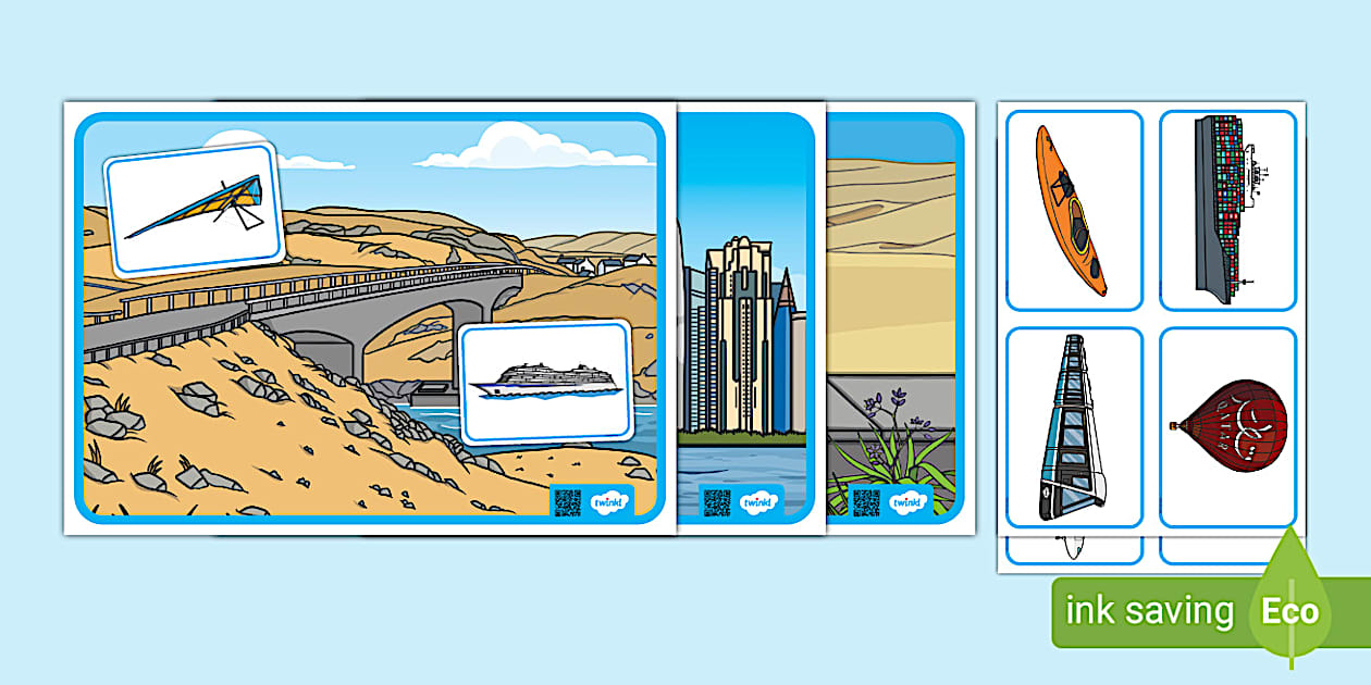 Transport Sorting Activity (creat de profesori) - Twinkl