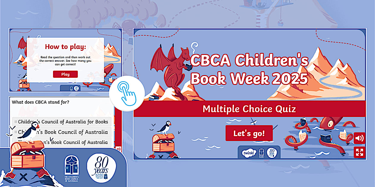 Children's Book Week CBCA 2025 Interactive Quiz | Twinkl