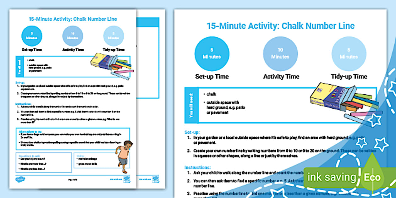 👉 15-Minute Activity: Chalk Number Line (teacher made)
