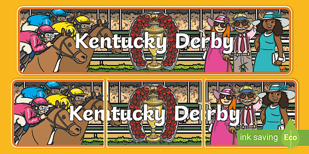 Printable Kentucky Derby Banner | Resource | Twinkl USA