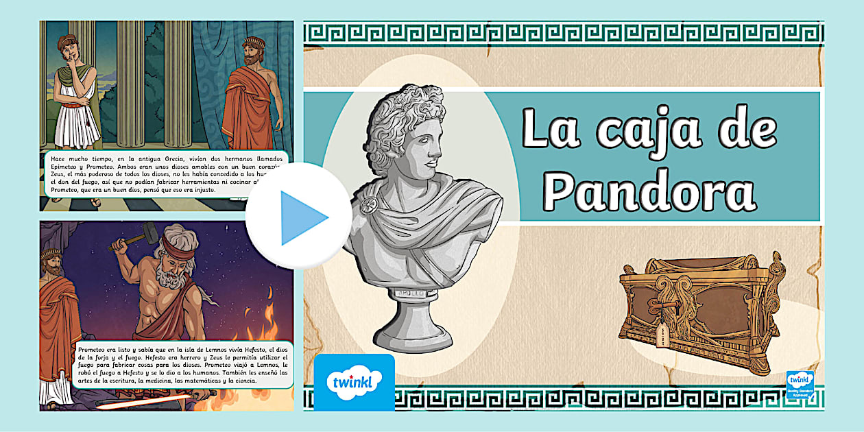 Cuento: La caja de Pandora - Mitos griegos (teacher made)