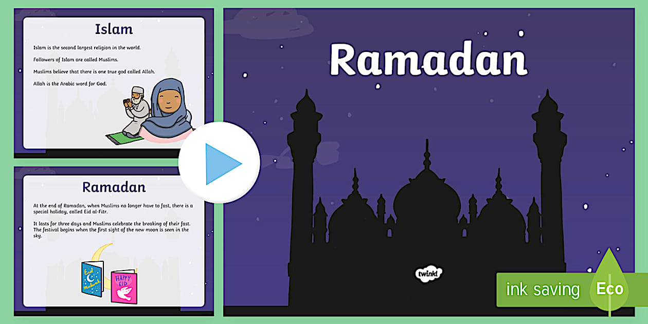 KS1 Ramadan Information PowerPoint (teacher made) - Twinkl