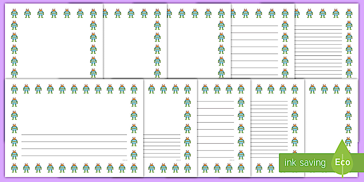 Amazing Alien Writing Sheet Pack | EYLF Resources | Twinkl