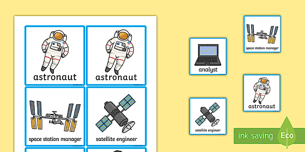 Space Station Role Play Badges (teacher made) - Twinkl