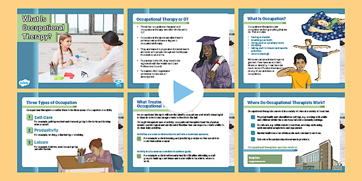 What is Occupational Therapy? (teacher made) - Twinkl