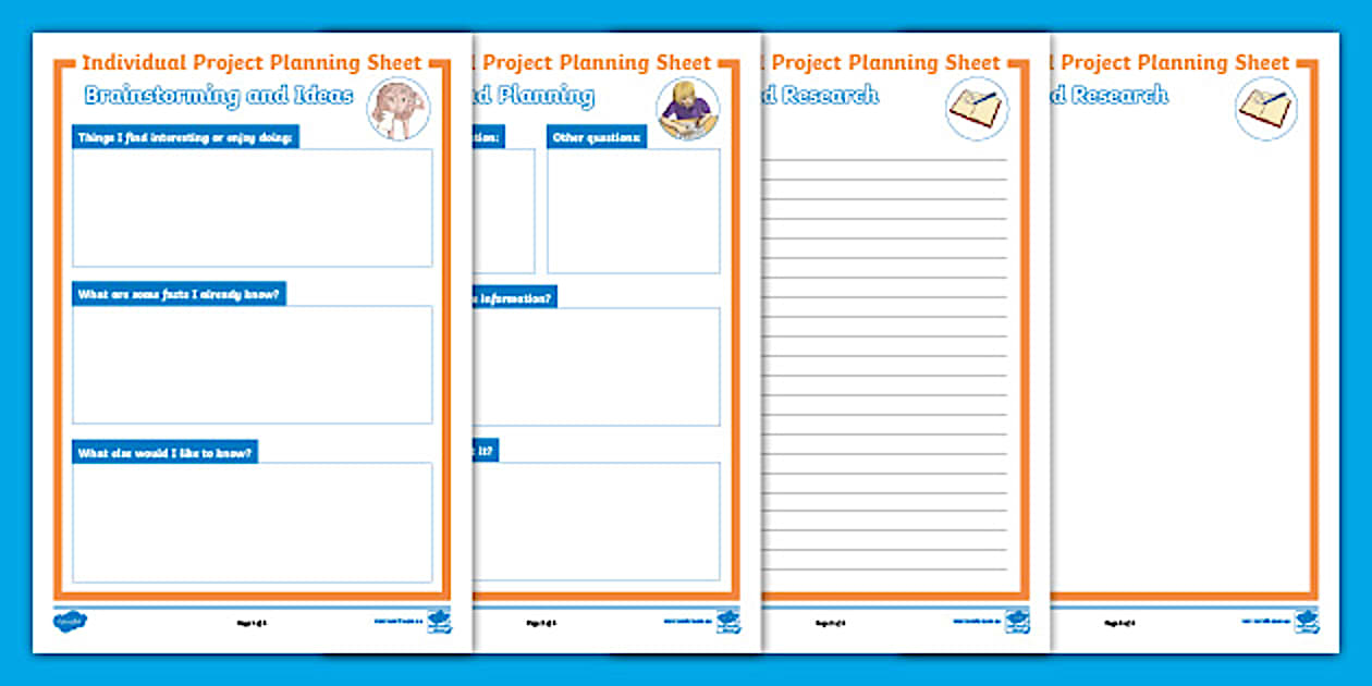 Individual Project Planning Sheet