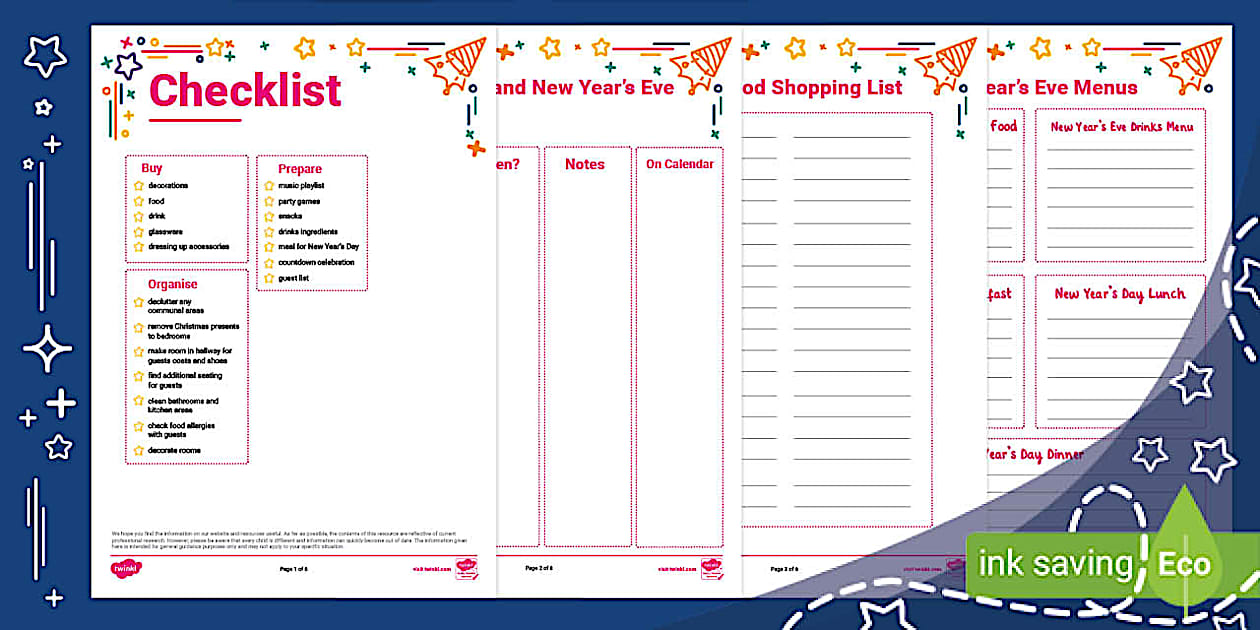 Family New Year Planning Kit (teacher made) - Twinkl