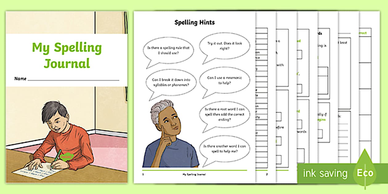 Y5/Y6 Spelling Journal (teacher made) - Twinkl
