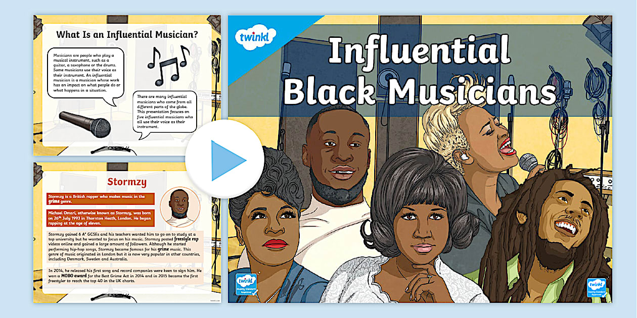 Influential Black Musicians PowerPoint | World Music Day