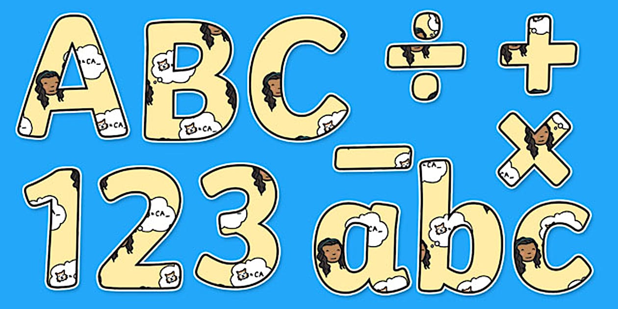 Spelling Themed Display Lettering Pack (teacher made)