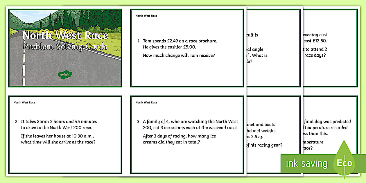 North West 200 KS2 Challenge Cards (teacher made) - Twinkl