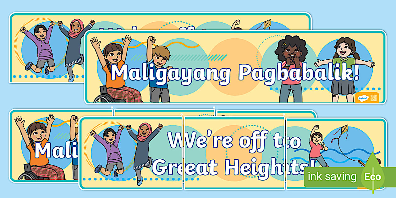 Welcome Back to School Banner | Grade 1 | Twinkl - Twinkl