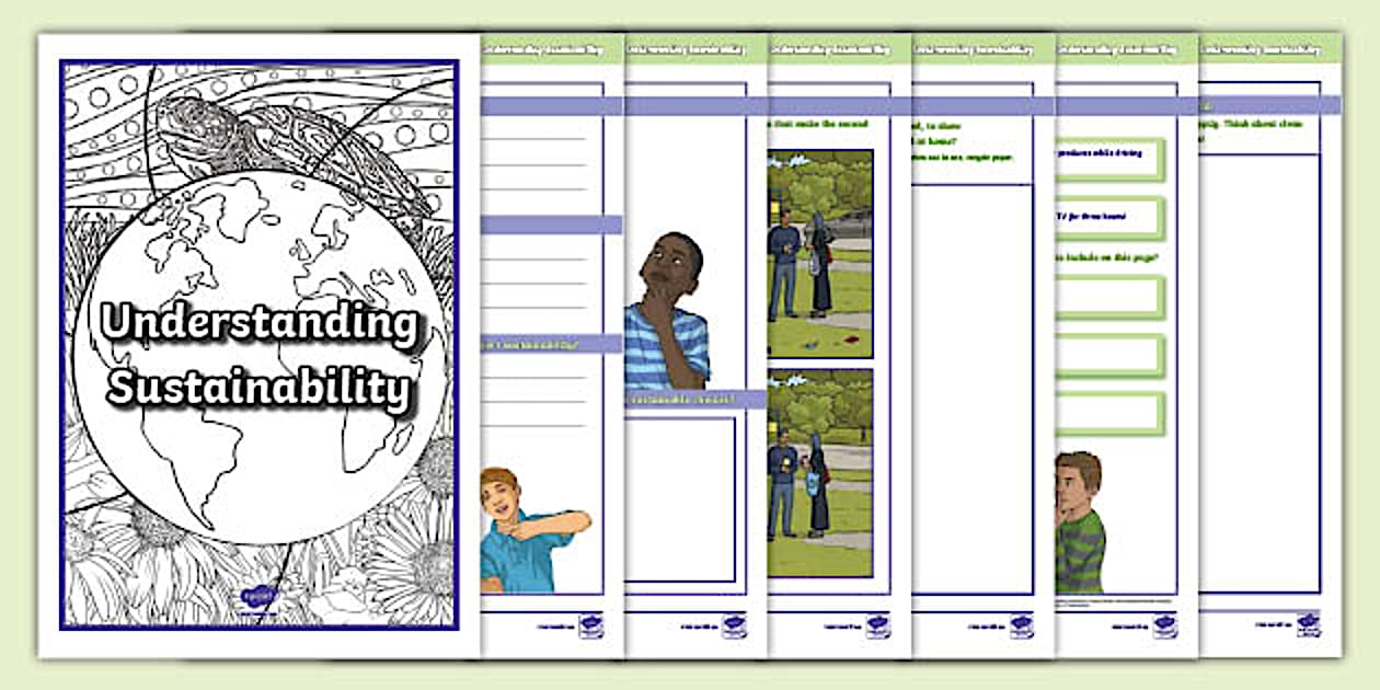 Sustainability Booklet (teacher made) - Twinkl