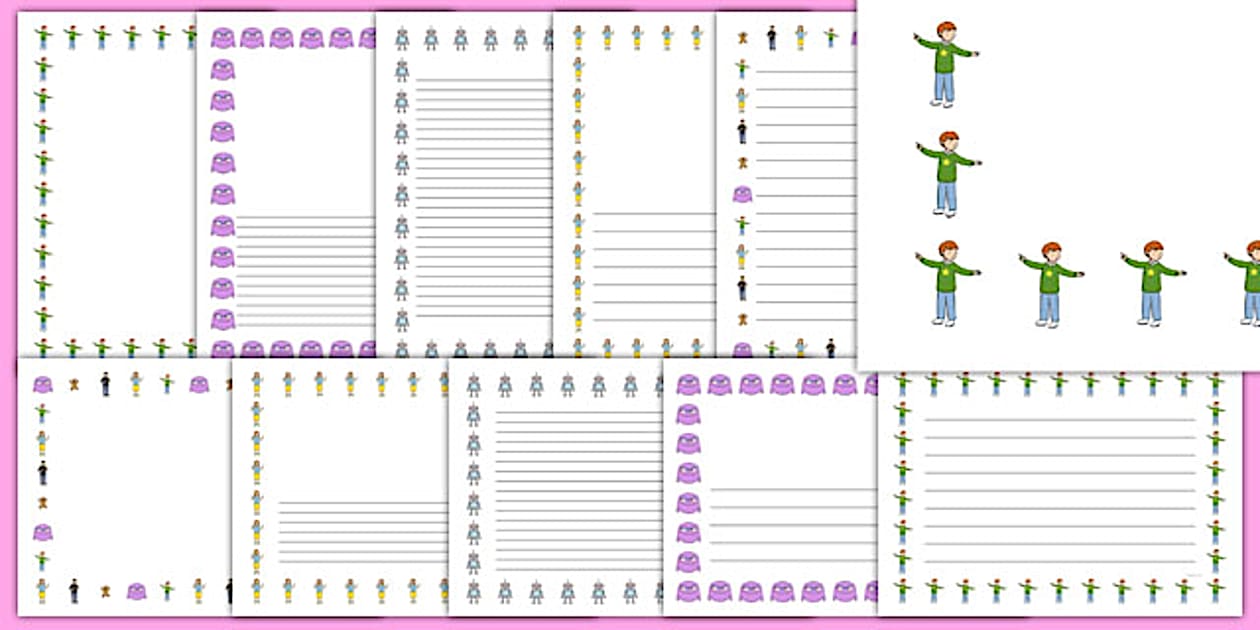 Editable Not Right Now Page Borders Pack (teacher made)