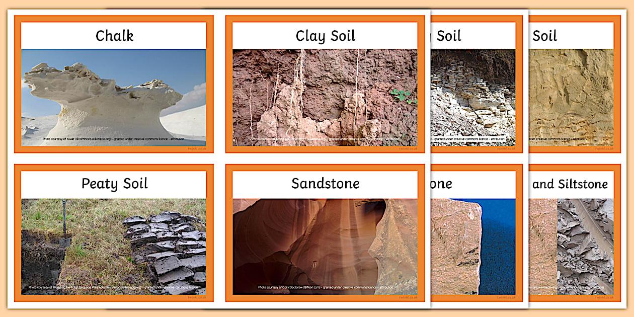 Editable Rocks and Soils Matching Cards (teacher made)