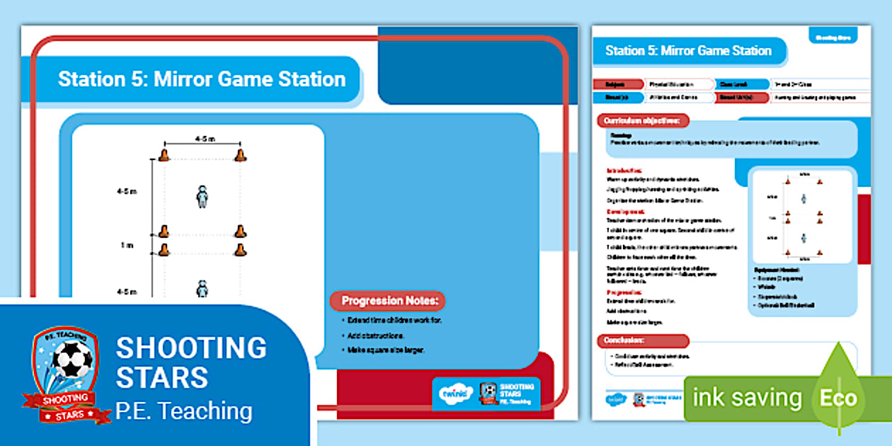 FREE! - PE Station 5 1st/2nd Class (Teacher-Made) - Twinkl