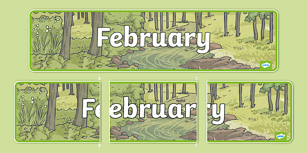 👉 February Display Banner (teacher made) - Twinkl