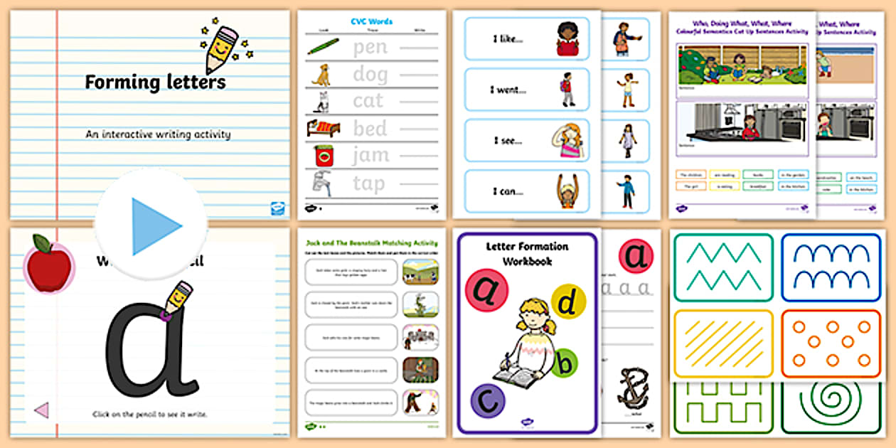 SEND Pre-Key Stage Standards Writing Home Learning Pack