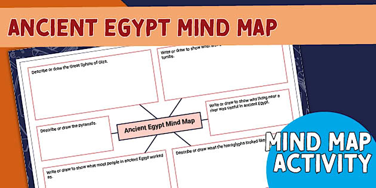 Ancient Egypt Mind Map Activity