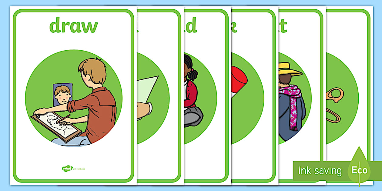 Editable Art Instructions A4 Display Posters - Twinkl