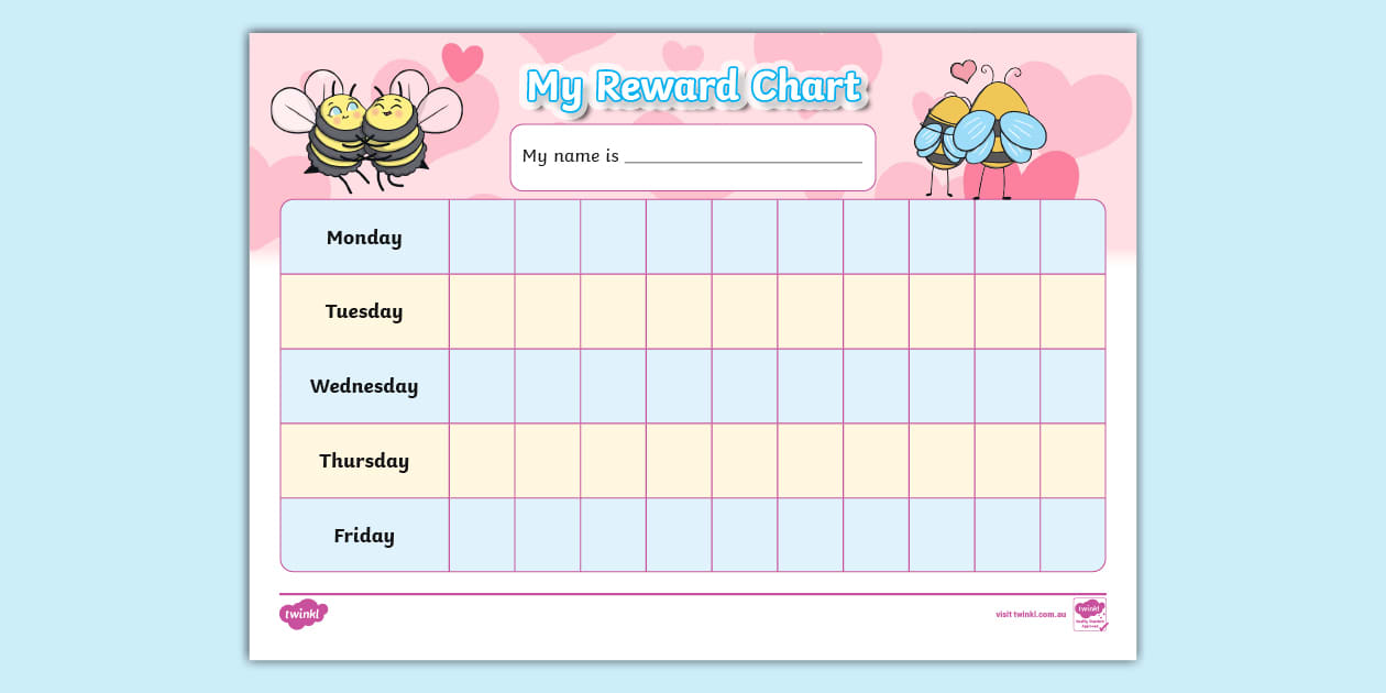 Friendship Reward Chart - Classroom Management - Twinkl