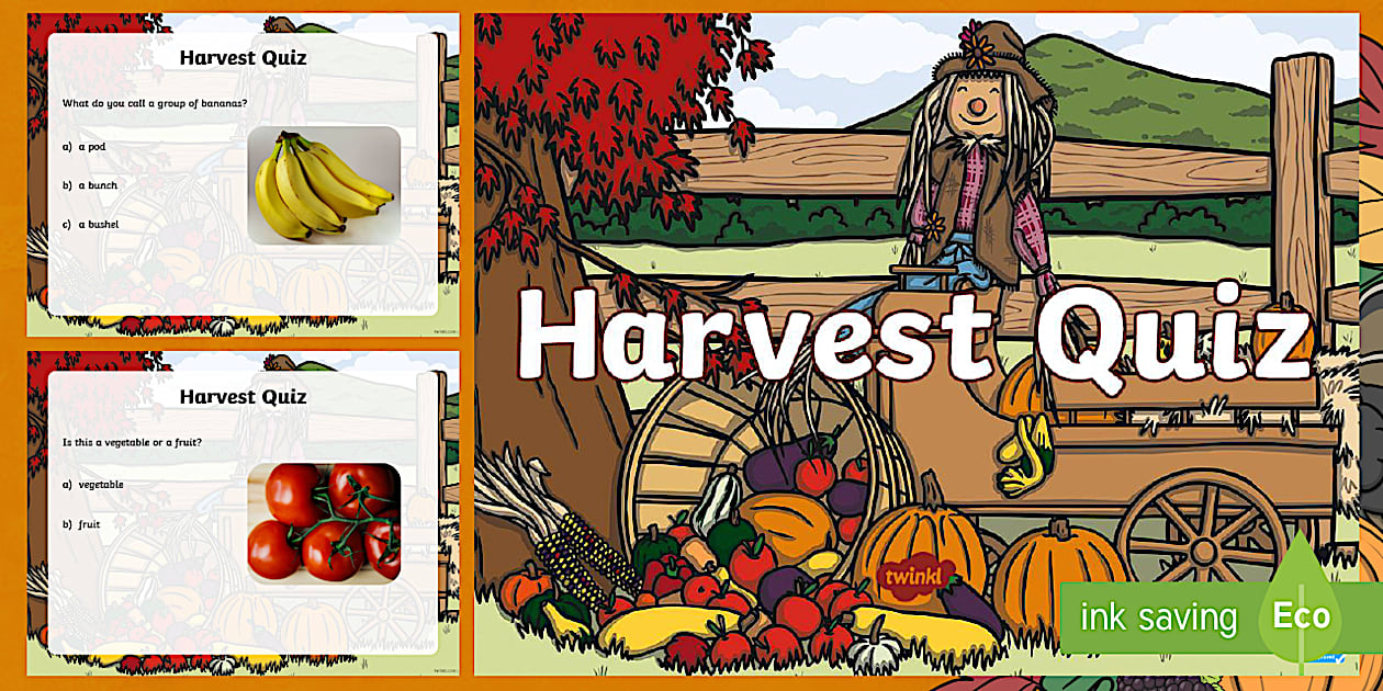 Harvest Quiz CfE First Level PowerPoint (teacher made)