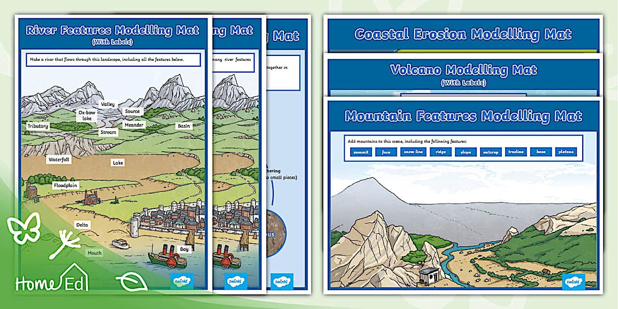 Geological Processes Modelling Mats (teacher made) - Twinkl