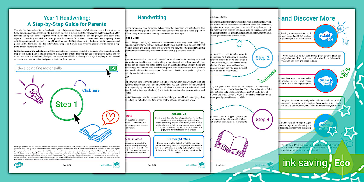Year 1 Handwriting: A Step-by-Step Guide for Parents