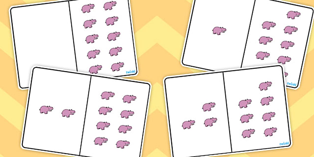 Hippo Counting Number Bonds to 10 (Hecho por educadores)