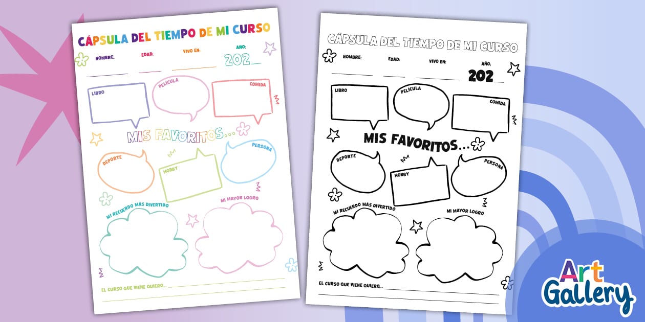 Ficha de actividad: Cápsula del tiempo de mi curso