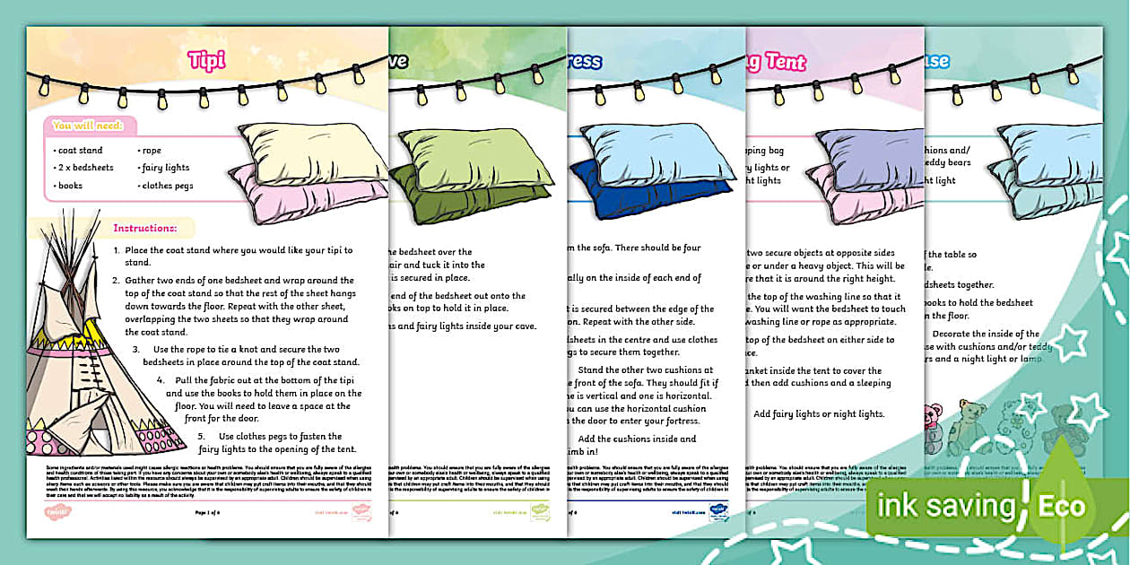 Indoor Den Ideas for EYFS | Home Nursery Classroom - Twinkl