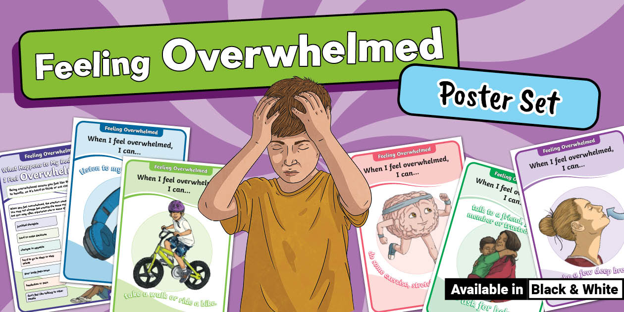 Feeling Overwhelmed Poster Set
