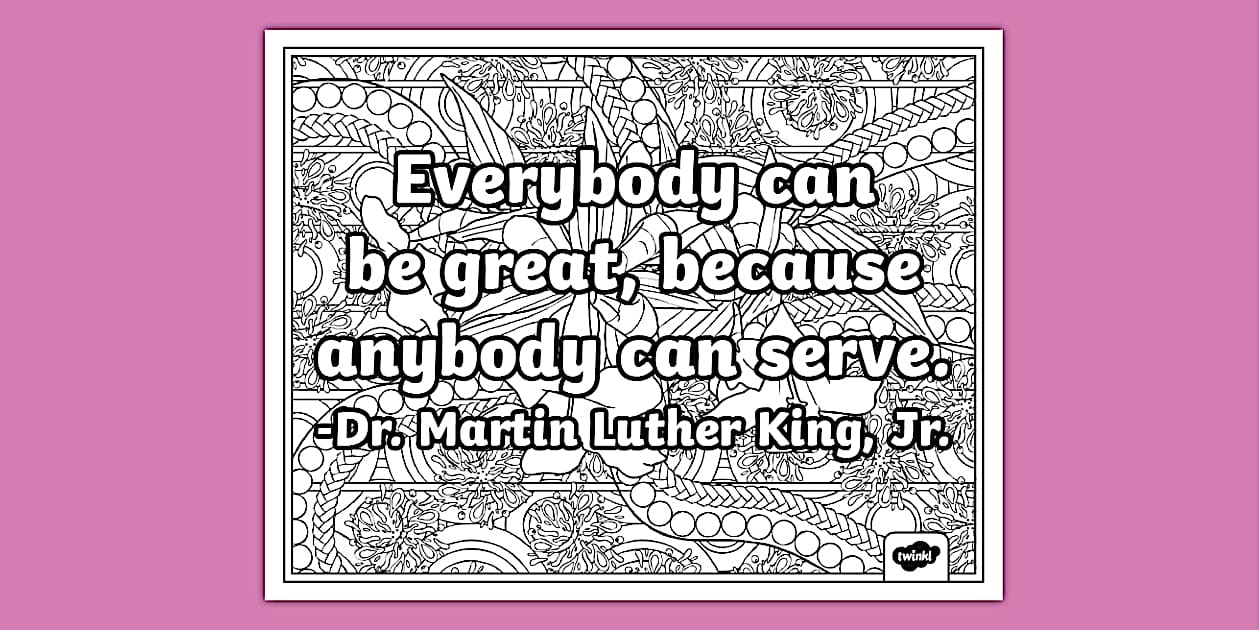 Black History Month Coloring Sheet | Twinkl USA